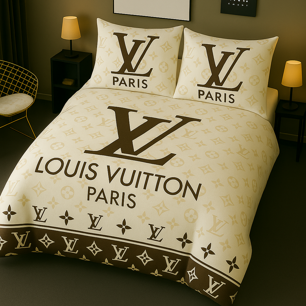 Louis Vuitton Bedding Sets 115 – LuxSteezy