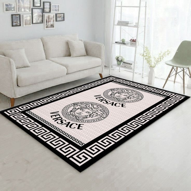 Versace Logo Area Luxury Living Room Rug Carpet V31 – LuxSteezy